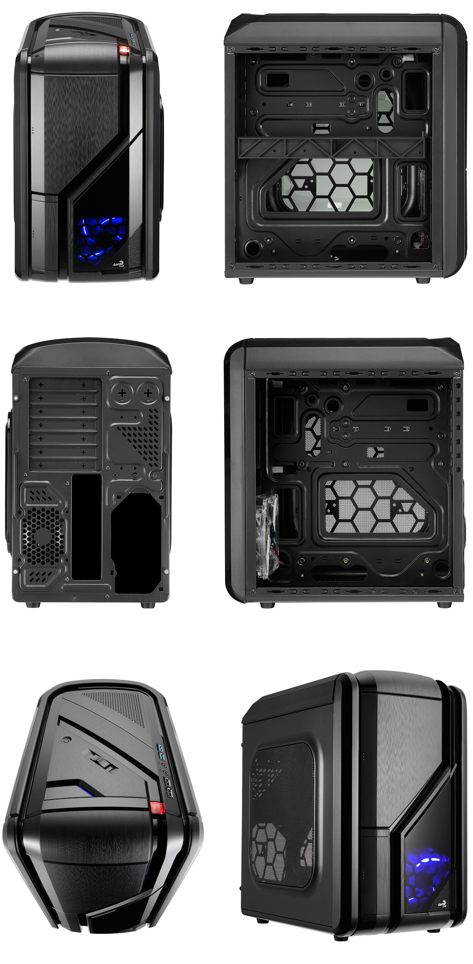 Buy Aerocool GT-RS Mid Tower Black [AERO-EN55248] | PC Case Gear Australia