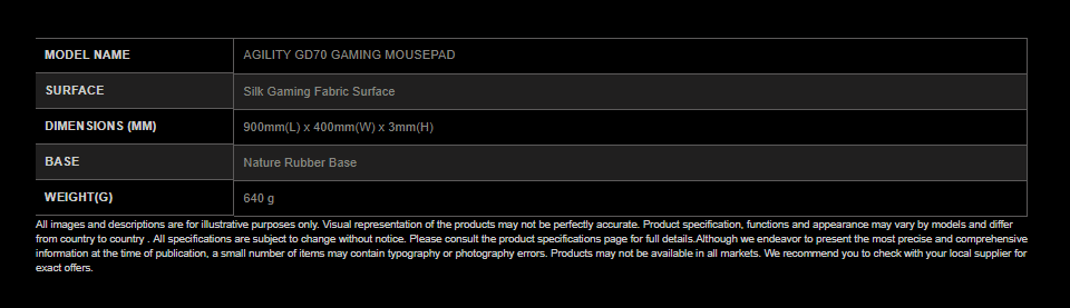 Buy MSI Agility GD70 Extended Gaming Mousepad [AGILITY-GD70] | PC Case ...