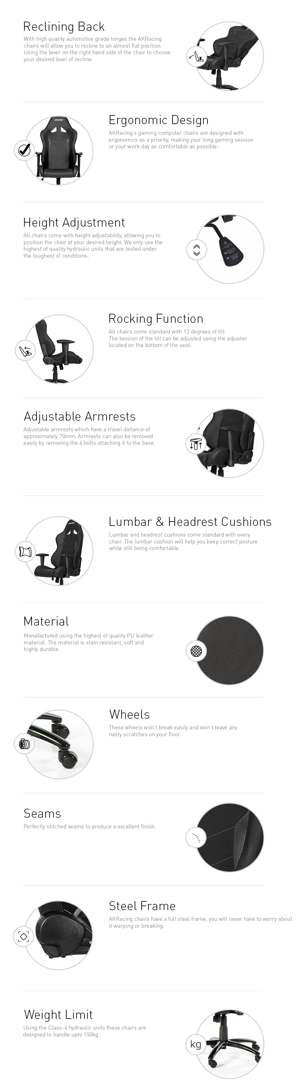 Buy AK-Racing Octane Office/Gaming Chair Black [AK-OCTANE-BK] | PC Case ...