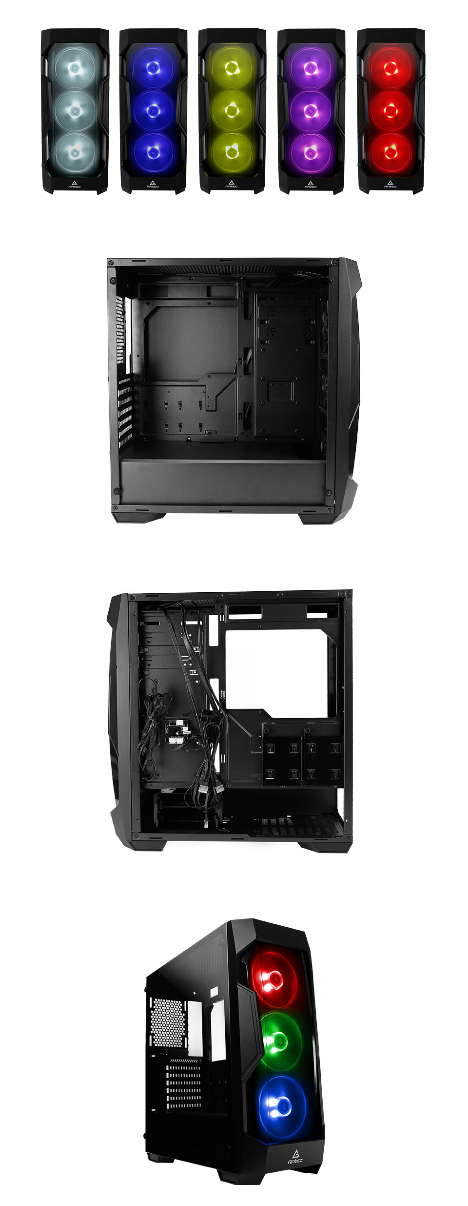 Buy Antec Dark Fleet DF500 RGB Case [ANT-CA-DF500-RGB] | PC Case Gear ...