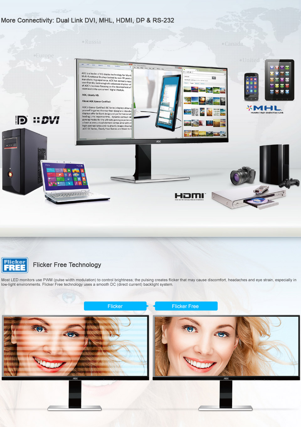 Buy AOC U3477PQU 34in Ultrawide WQHD IPS Monitor [AOC-U3477PQU] | PC ...