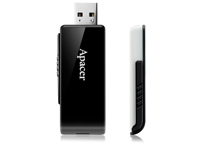 Buy Apacer AH350 64GB USB 3.0 Flash Drive [AP64GAH350B-1] | PC Case ...