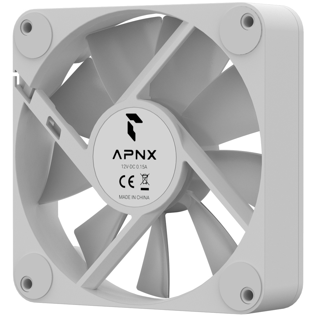 Buy APNX FP1 PWM ARGB 120mm Fan White [APNX FP1-120-PWM-WH] | PC Case ...