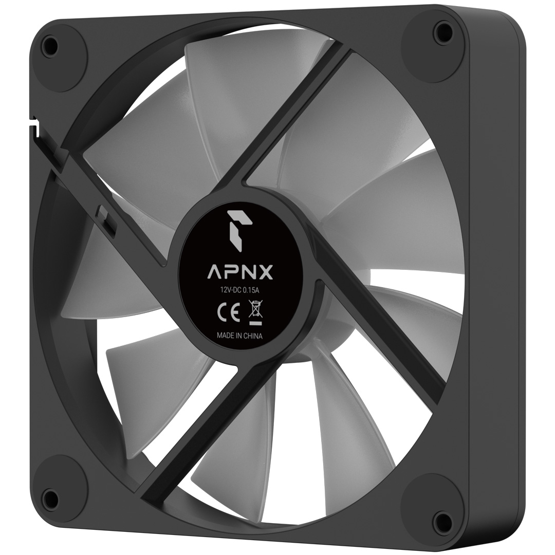 Buy APNX FP1 PWM ARGB 140mm Fan Black [APNX FP1-140-PWM-BK] | PC Case ...