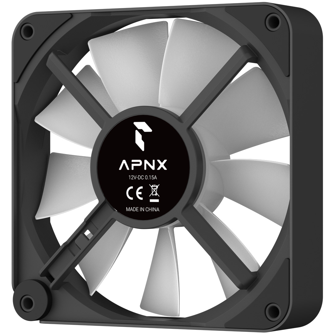 Buy APNX FP2 PWM ARGB 120mm Dual Direction Fan Black [APNX-FP2-120-PWM ...