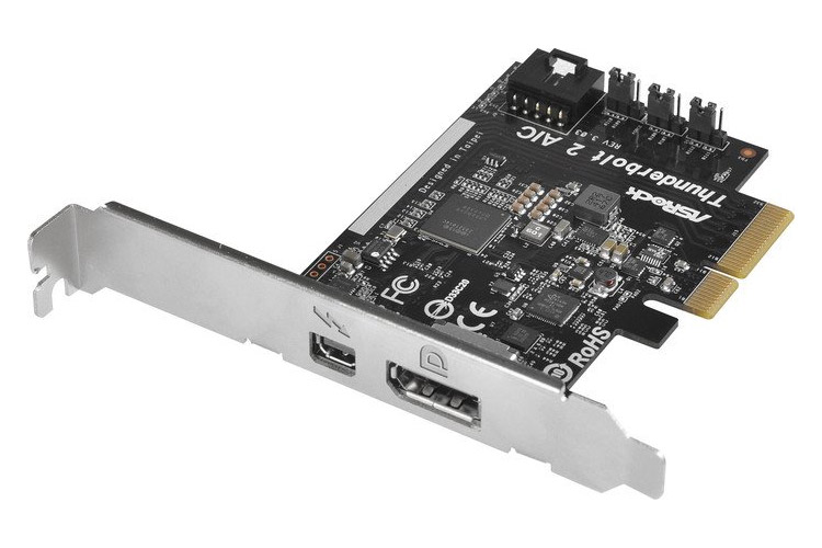 Buy ASRock Thunderbolt 2 Controller Card [AR-THUNDERBOLT2] | PC Case ...