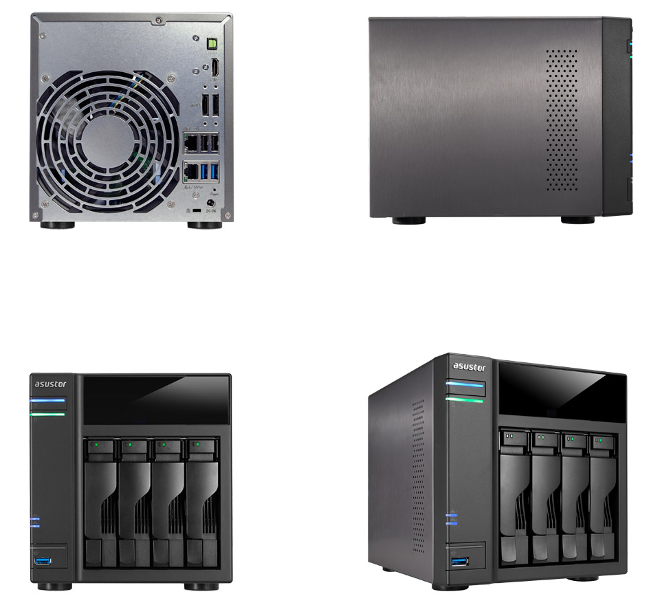 Buy Asustor AS-5004T 4 Bay NAS [AS-5004T] | PC Case Gear Australia