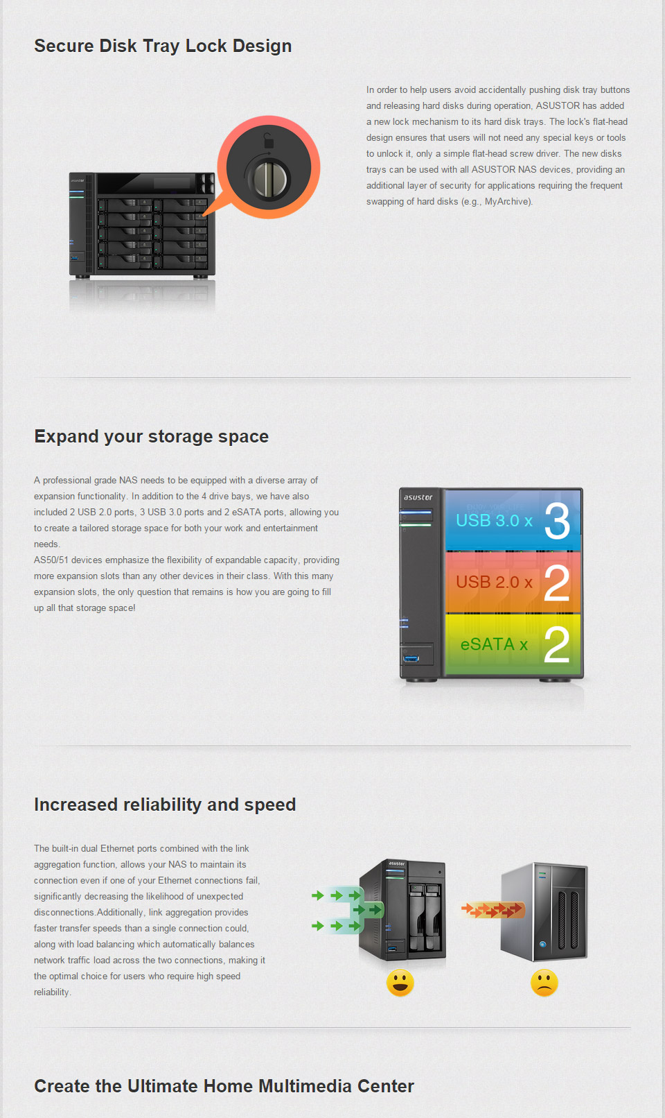 Buy Asustor AS-5104T 4 Bay NAS [AS-5104T] | PC Case Gear Australia