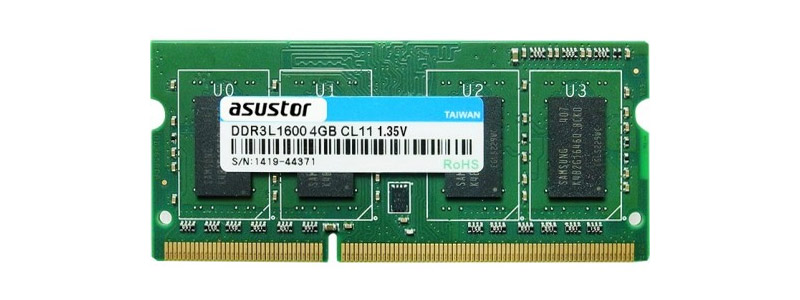 Buy Asustor 4GB DDR3L SODIMM RAM Module [AS5-RAM4G] | PC Case Gear ...
