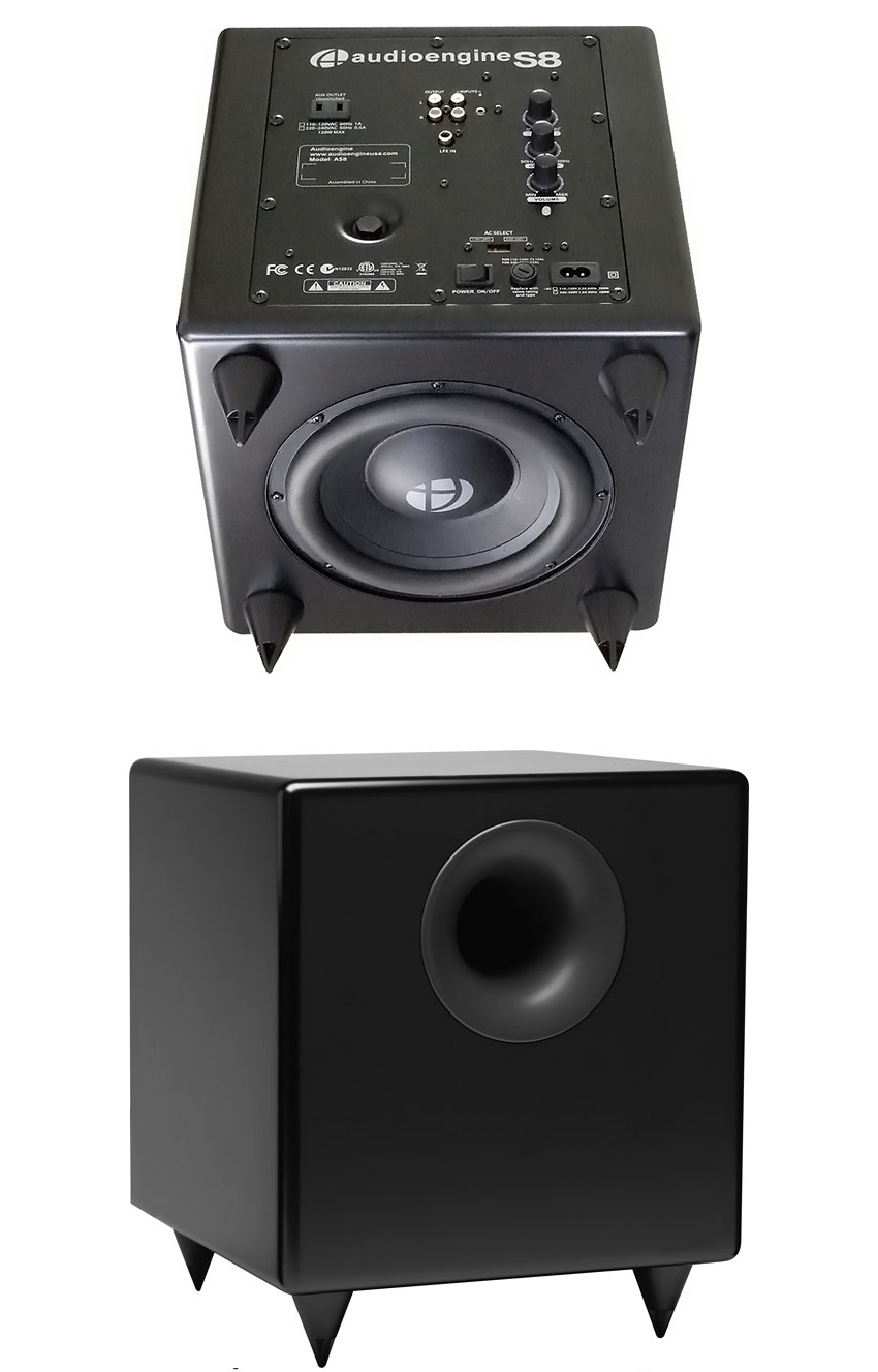 Audioengine S8 Powered Subwoofer Black [AE-AS8B] : PC Case Gear