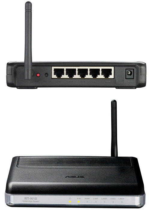 Buy ASUS RT-N10 Wireless N Router 150Mbps [RT-N10] | PC Case Gear Australia