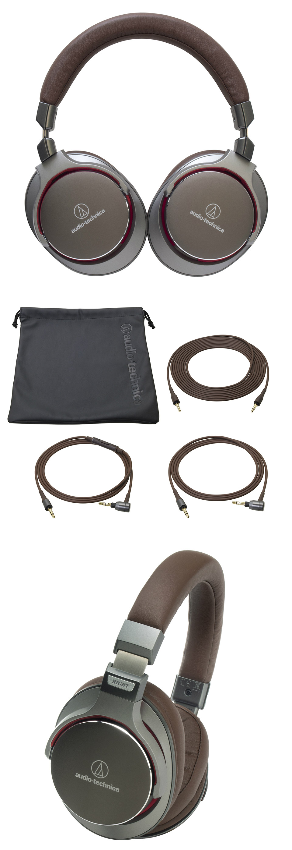 Buy Audio-Technica ATH-MSR7 Premium Hi-Res Headphones Gun Metal [ATH ...