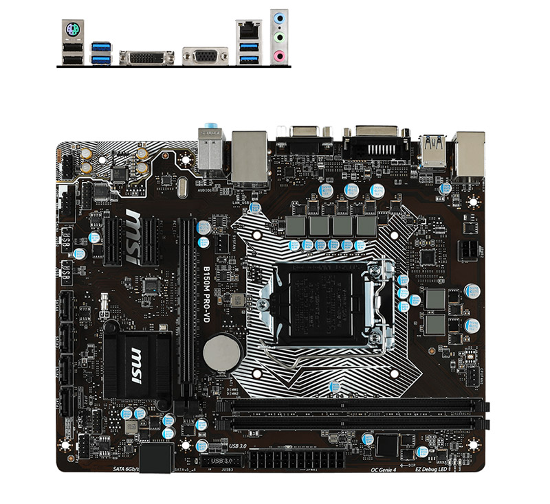 Buy MSI B150M PRO-VD Motherboard [B150M-PRO-VD] | PC Case Gear Australia