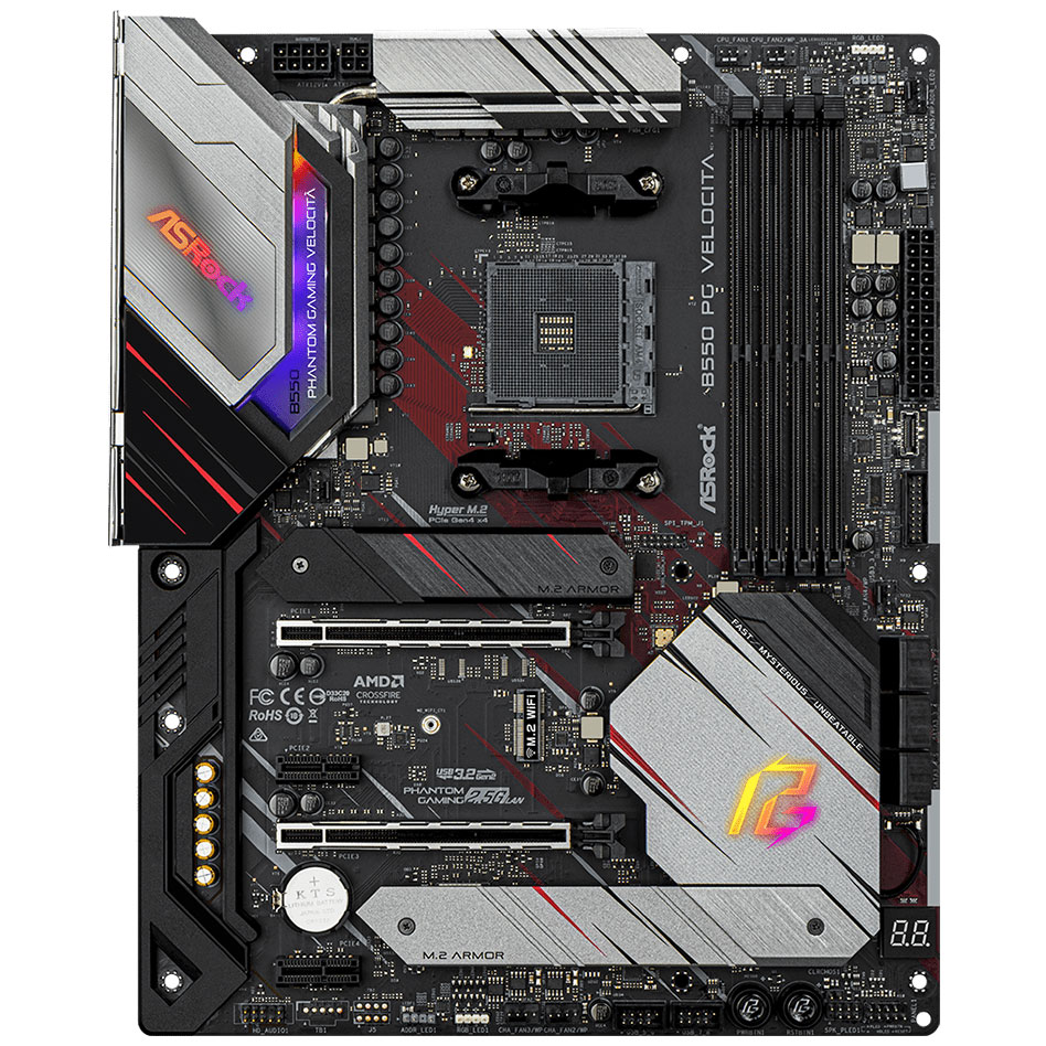Buy ASRock B550 PG Velocita Motherboard [B550-PG-VELOCITA] | PC Case ...