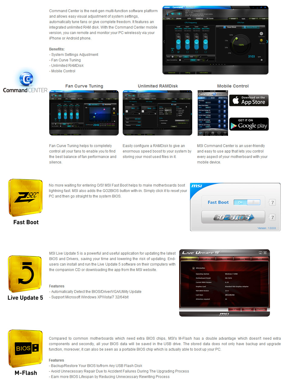 Buy MSI B85M-P33 V2 Motherboard [B85M-P33-V2] | PC Case Gear Australia