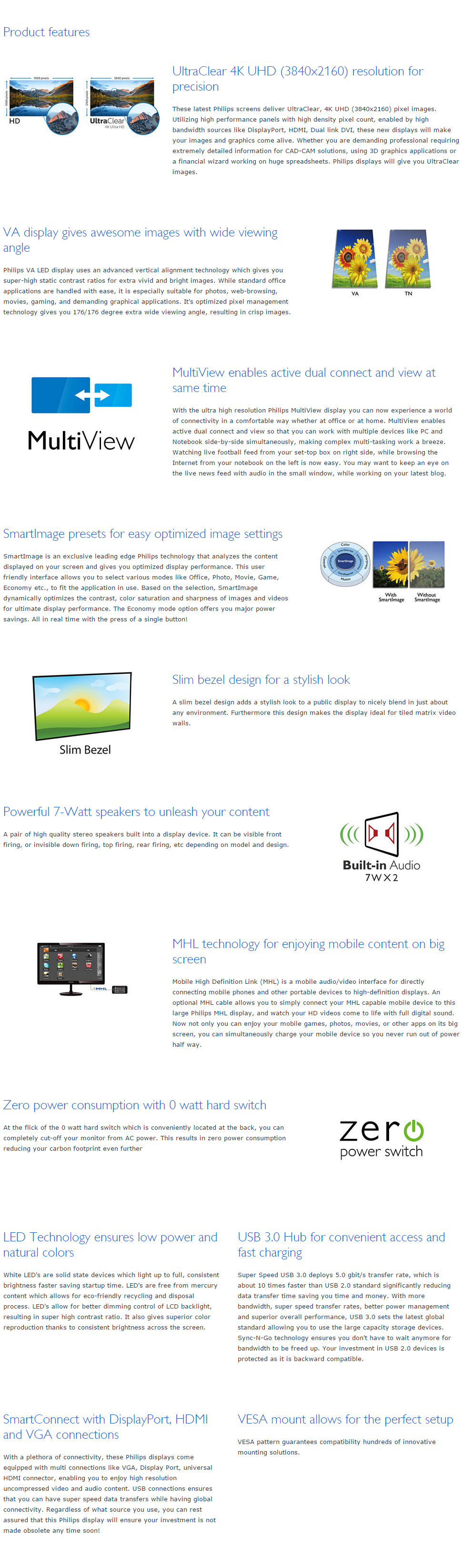 Buy Philips BDM4065UC 40in 4K UHD Monitor [BDM4065UC] | PC Case Gear ...