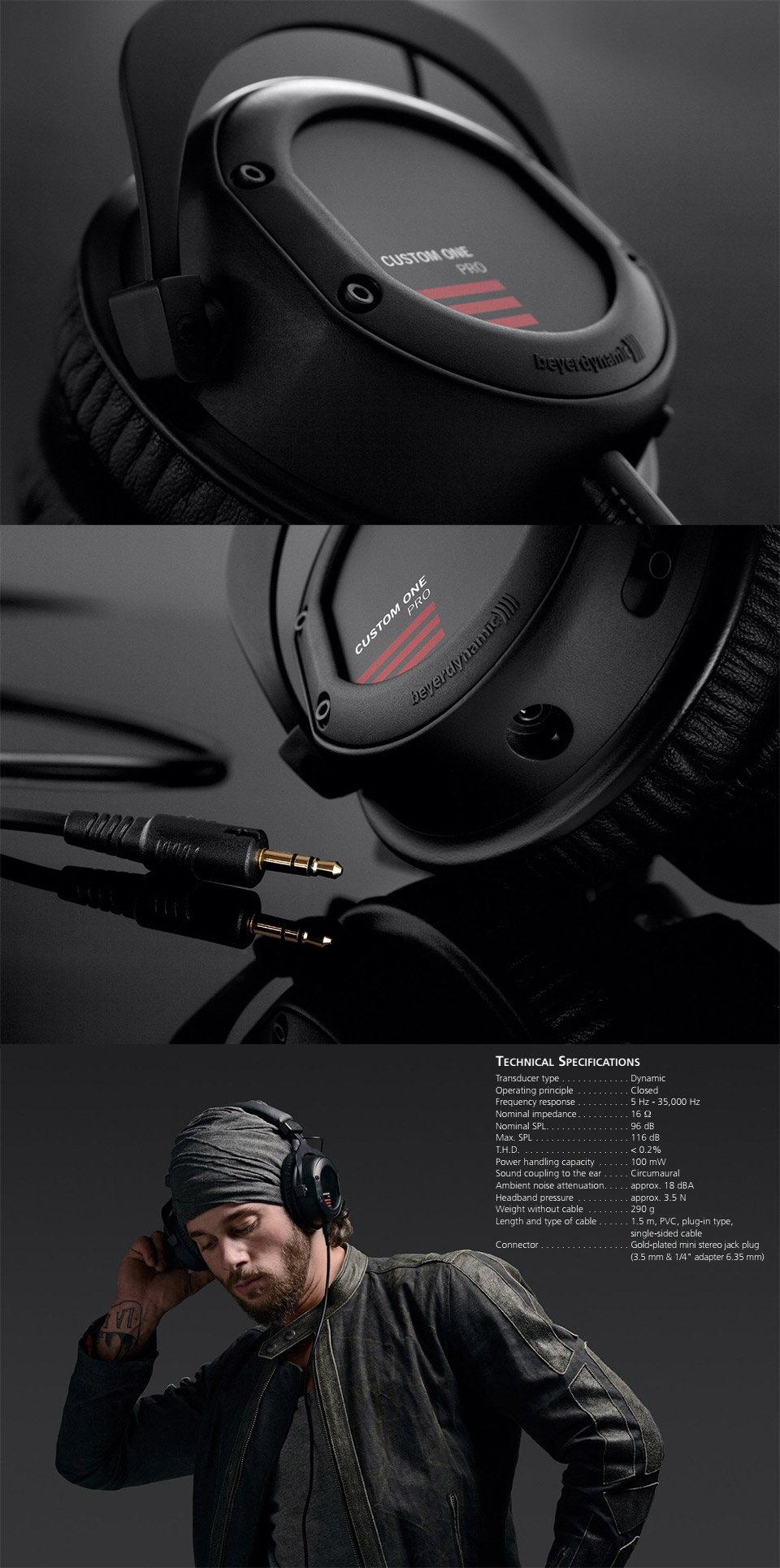 Buy Beyerdynamic Custom One Pro Headphones Black [BEY-CUSTOMONEPRO-BK ...