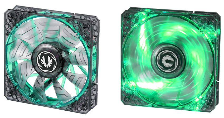 Buy BitFenix Spectre Pro 120mm Black Tinted Green LED Fan [BFF-LPRO ...