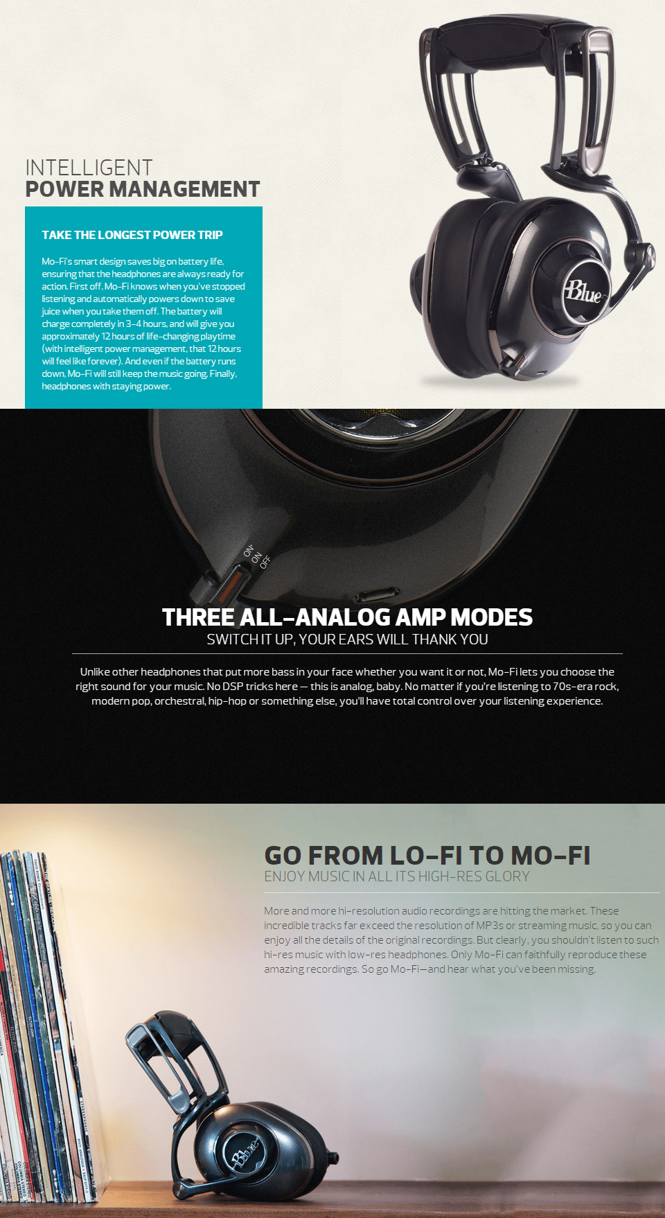 Buy Blue Microphones Mo-Fi Headphones [BM-MOFI] | PC Case Gear Australia