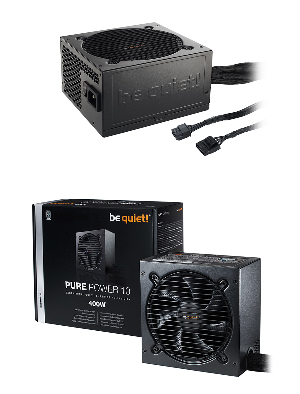 Buy be quiet! Pure Power 10 400W Power Supply [BN872] | PC Case Gear ...