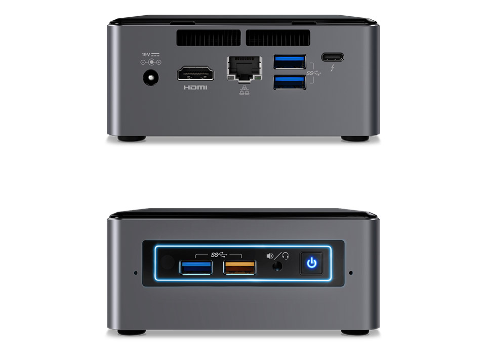 Buy Intel NUC 7 Home Core i5 Mini PC with Windows 10 [BOXNUC7i5BNHXF ...