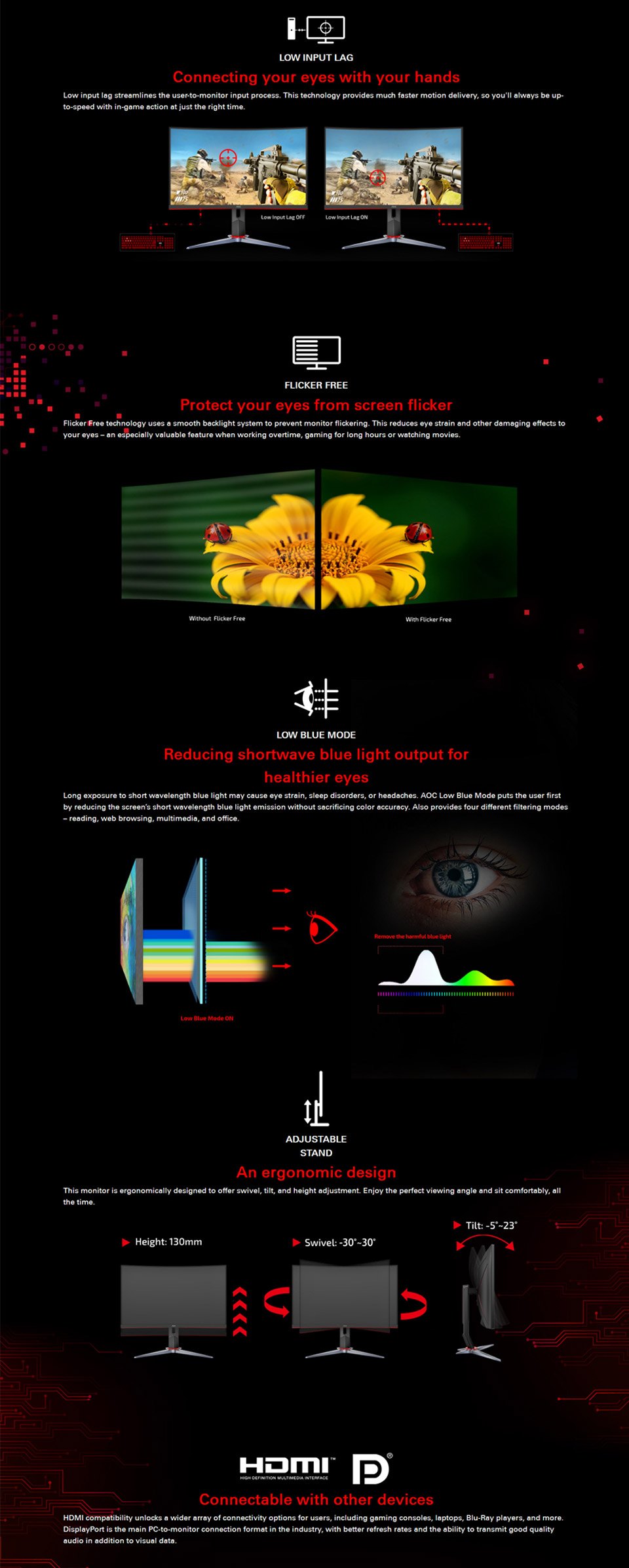 Buy AOC C27G2 FHD 165Hz FreeSync Curved 27in Monitor [C27G2] | PC Case ...