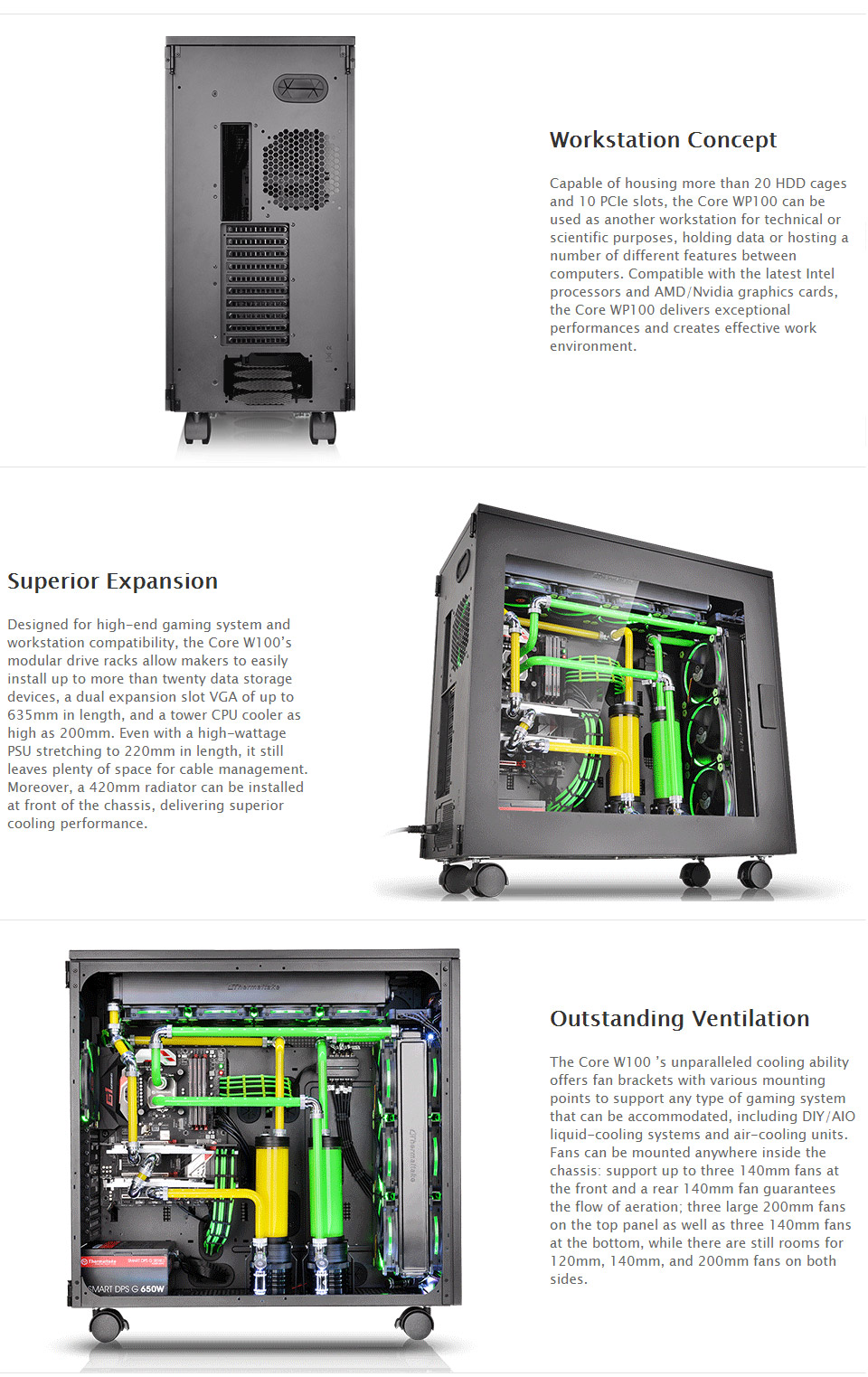 Buy Thermaltake Core W100 Super Tower Case [CA-1F2-00F1WN-00] | PC Case ...