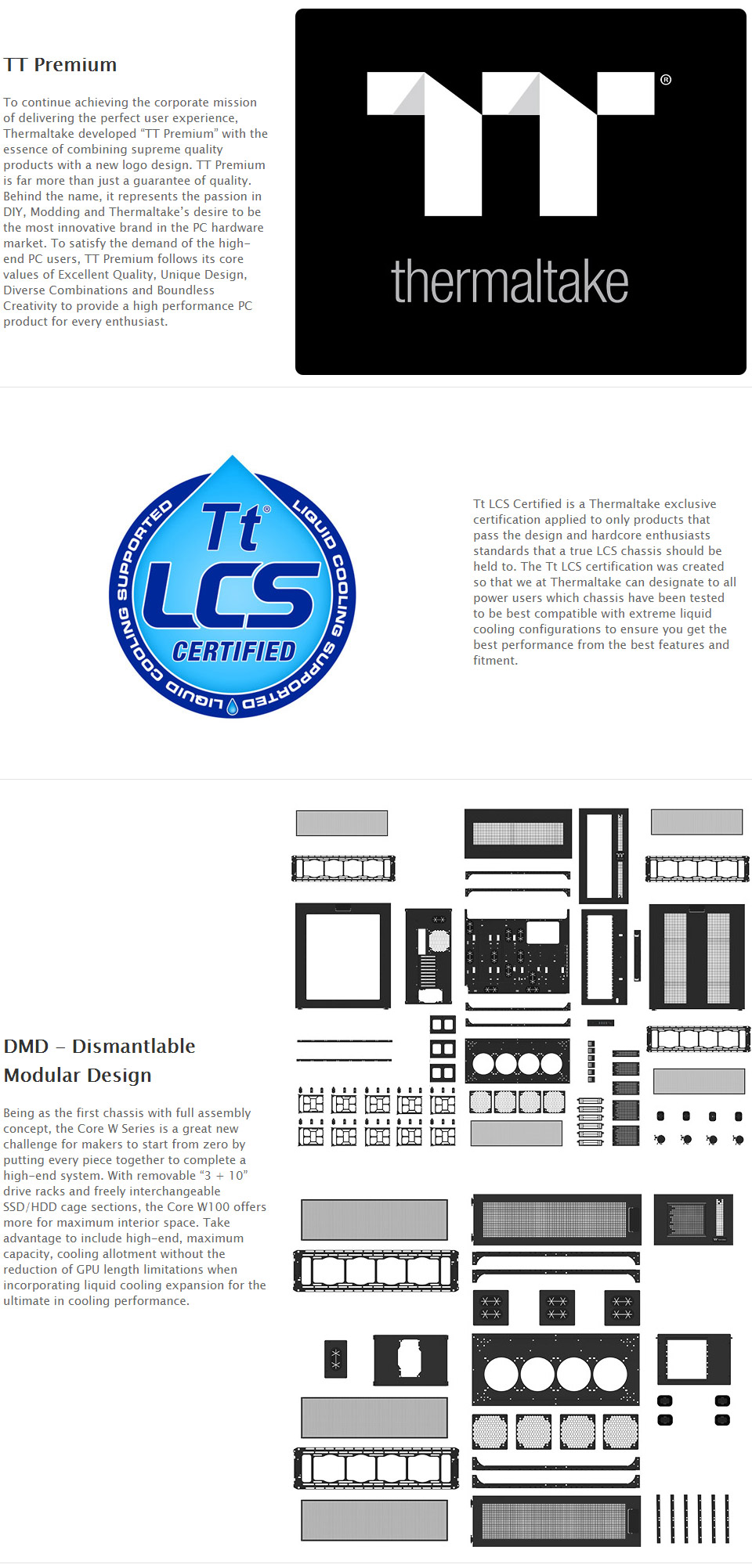 Buy Thermaltake Core WP100 Super Tower Chassis [zzzCA-1F3-00F1WN-00 ...