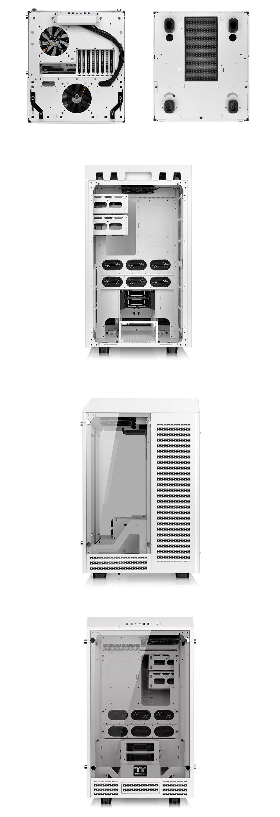 Buy Thermaltake The Tower 900 Snow Edition Vertical Super Tower [CA-1H1 ...