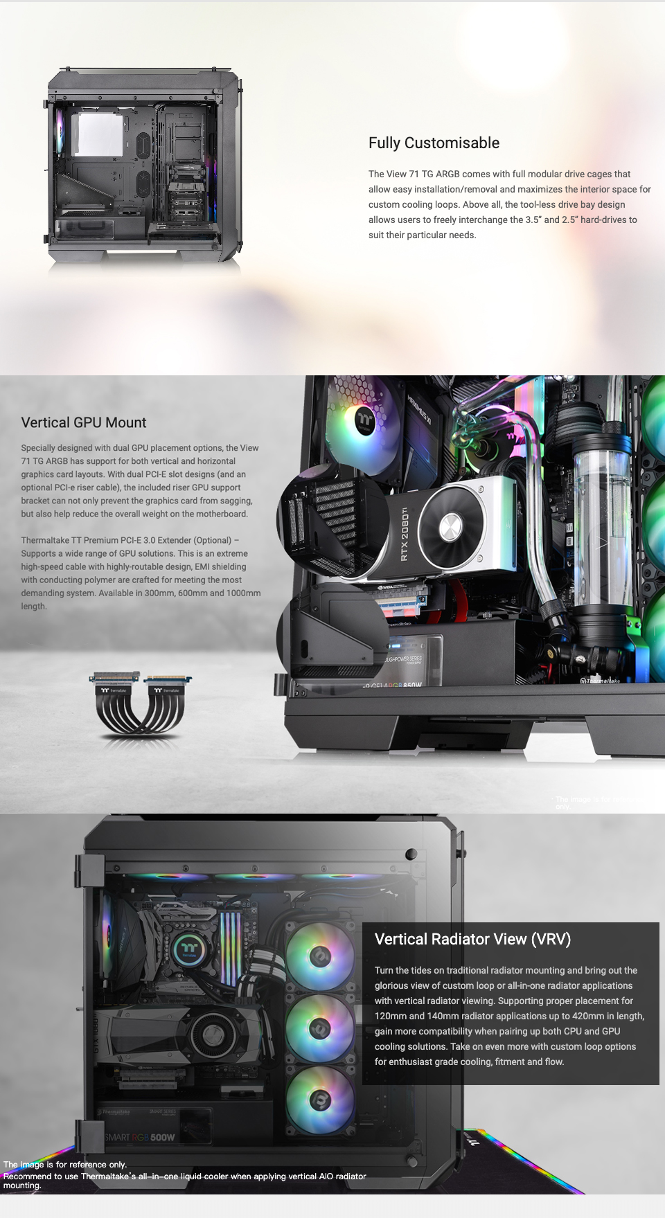 Buy Thermaltake View 71 TG ARGB Edition Full Tower Chassis [CA-1I7 ...