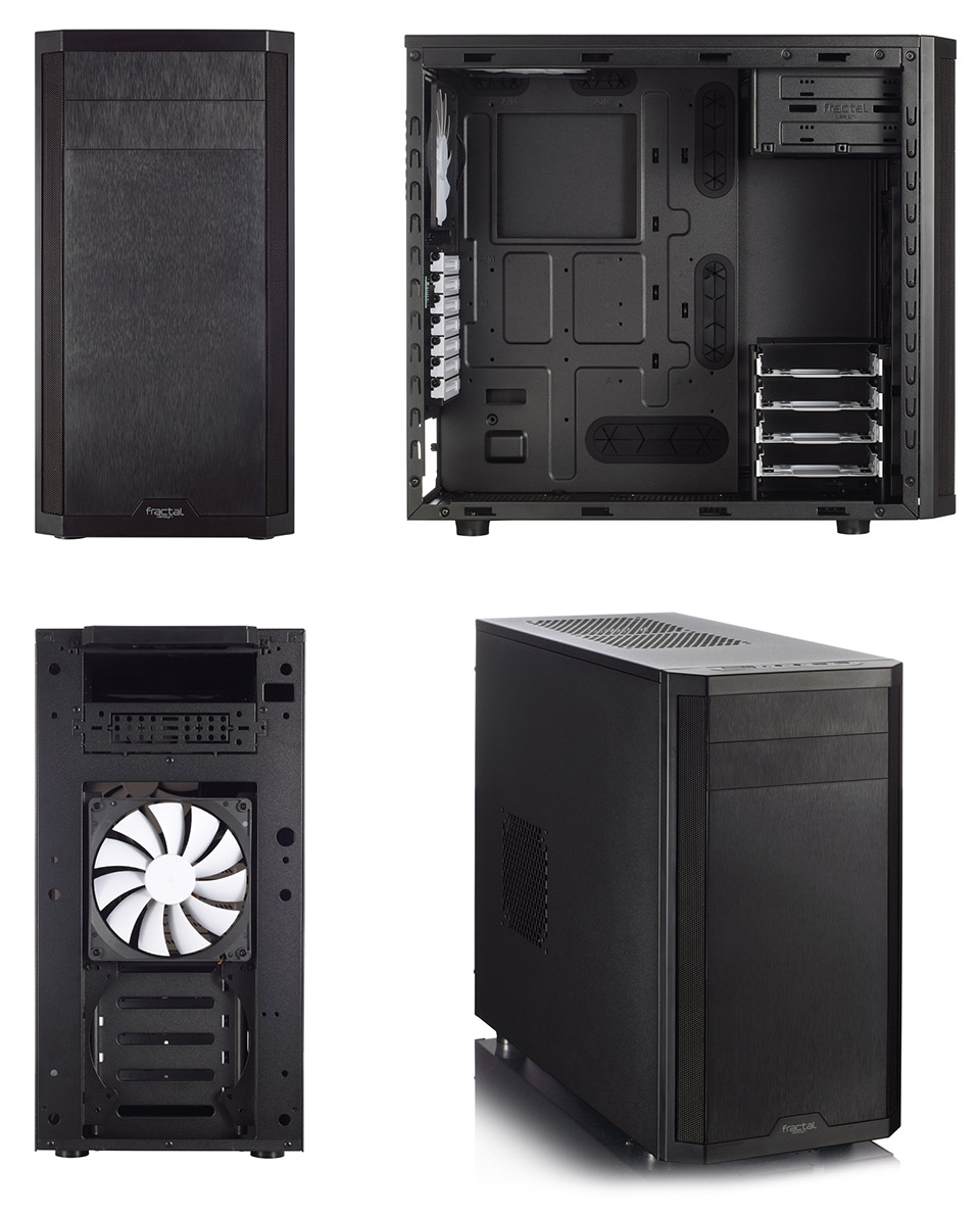 Buy Fractal Design Core 3500 USB 3.0 Mid Tower Case [CA-CORE3500-BL ...
