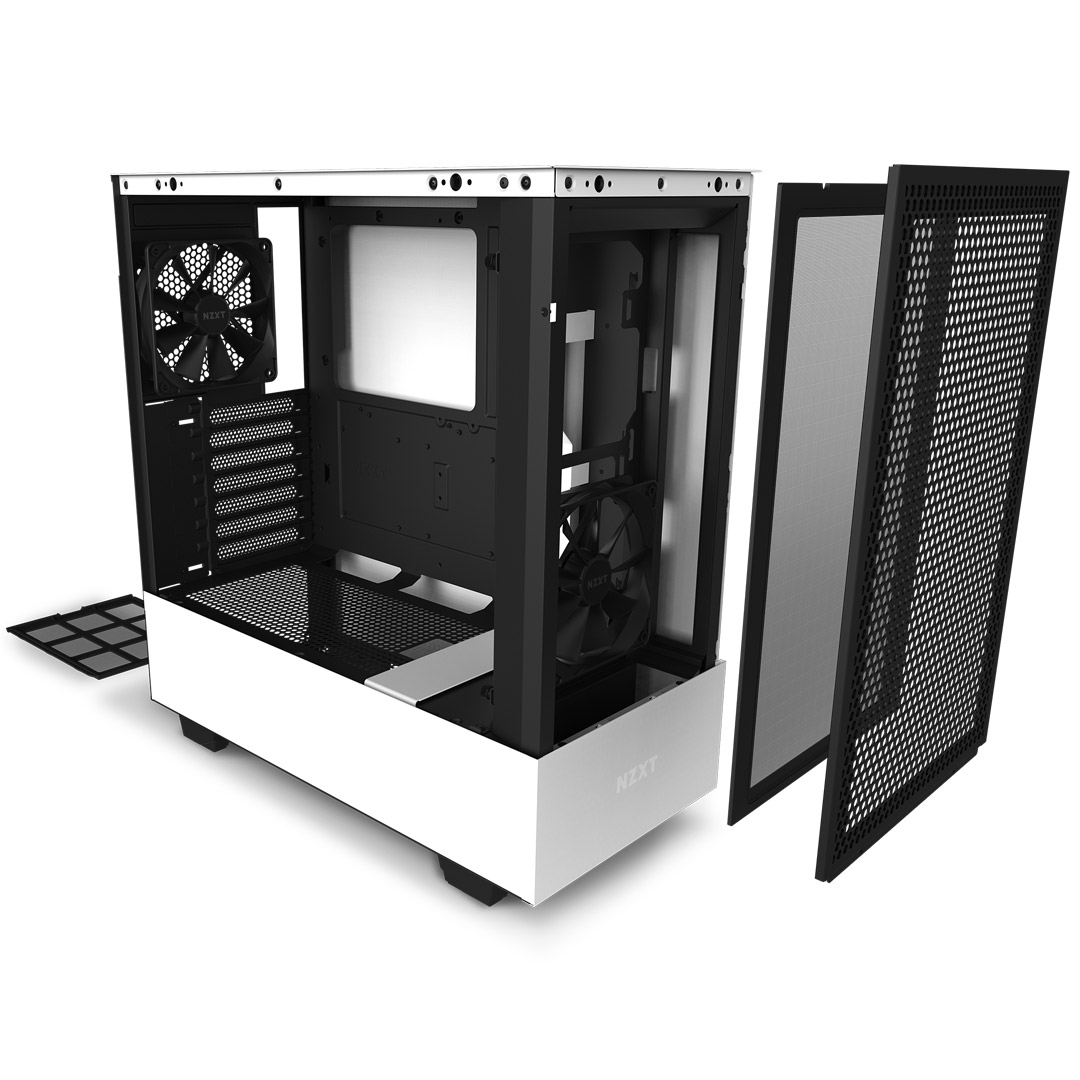 Buy NZXT H510 Flow Mid Tower Case White/Black [CA-H52FW-01] | PC Case ...