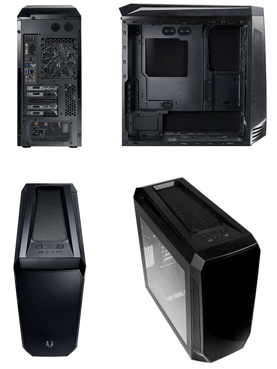 Buy BitFenix Aegis Core Case Black [CABF-AEGIS-BK] | PC Case Gear Australia