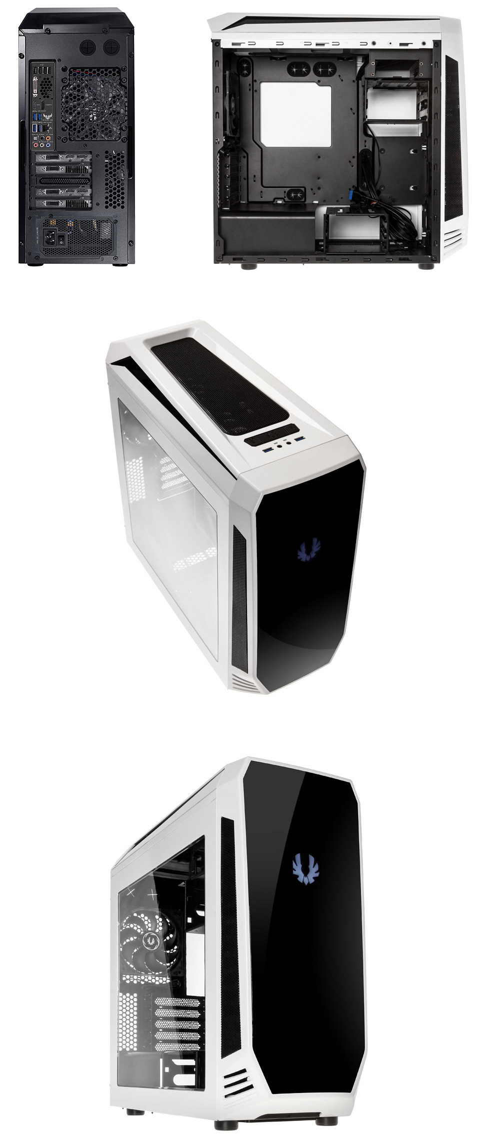 Buy BitFenix Aegis Case with Display White [CABF-AEGIS-D-WH] | PC Case ...