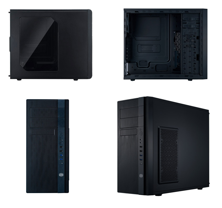 Buy Coolermaster N400 Mid Tower Case [NSE-400-KWN2] | PC Case Gear ...