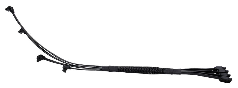 Buy NZXT 4 x SATA to 4 x SATA Cable Sleeved [ACNZCBSATA44P] | PC Case ...