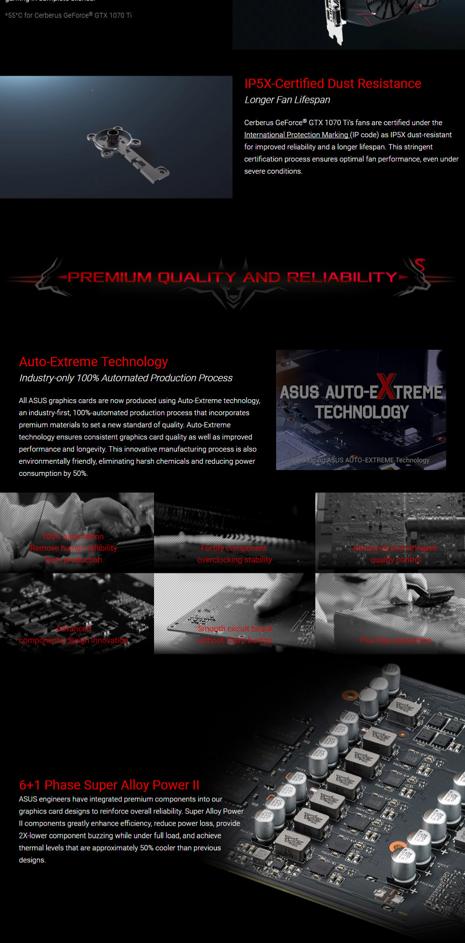 Buy ASUS Cerberus GeForce GTX 1070 Ti Advanced Edition 8GB [CERBERUS ...