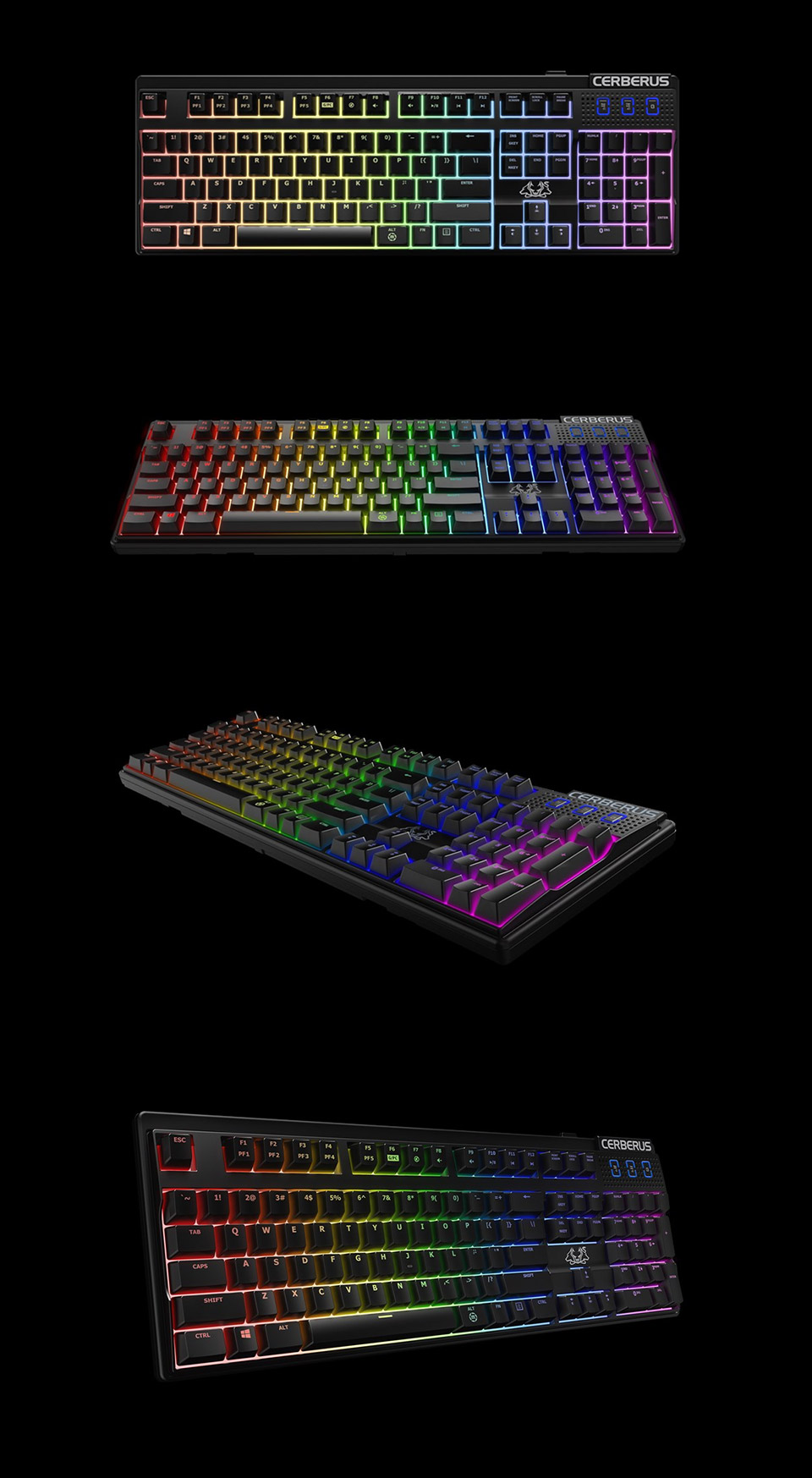 Buy ASUS Cerberus RGB Mechanical Keyboard Kaihua Red [CERBERUS-KEYBOARD ...
