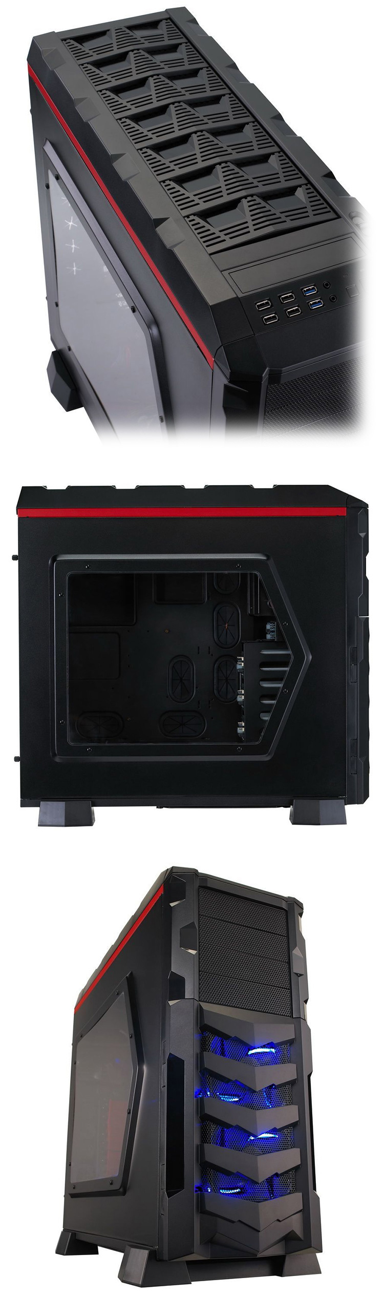 Buy CFI A1168 Pharaoh Black Case [CFI-A1168BB] | PC Case Gear Australia