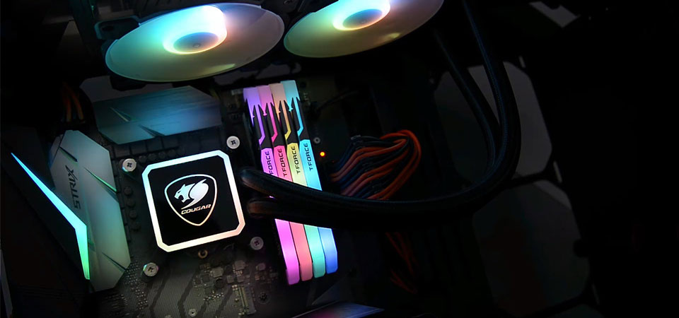 Buy Cougar Aqua 240 ARGB AIO Liquid CPU Cooler [CGR-AQUA-ARGB-240] | PC ...