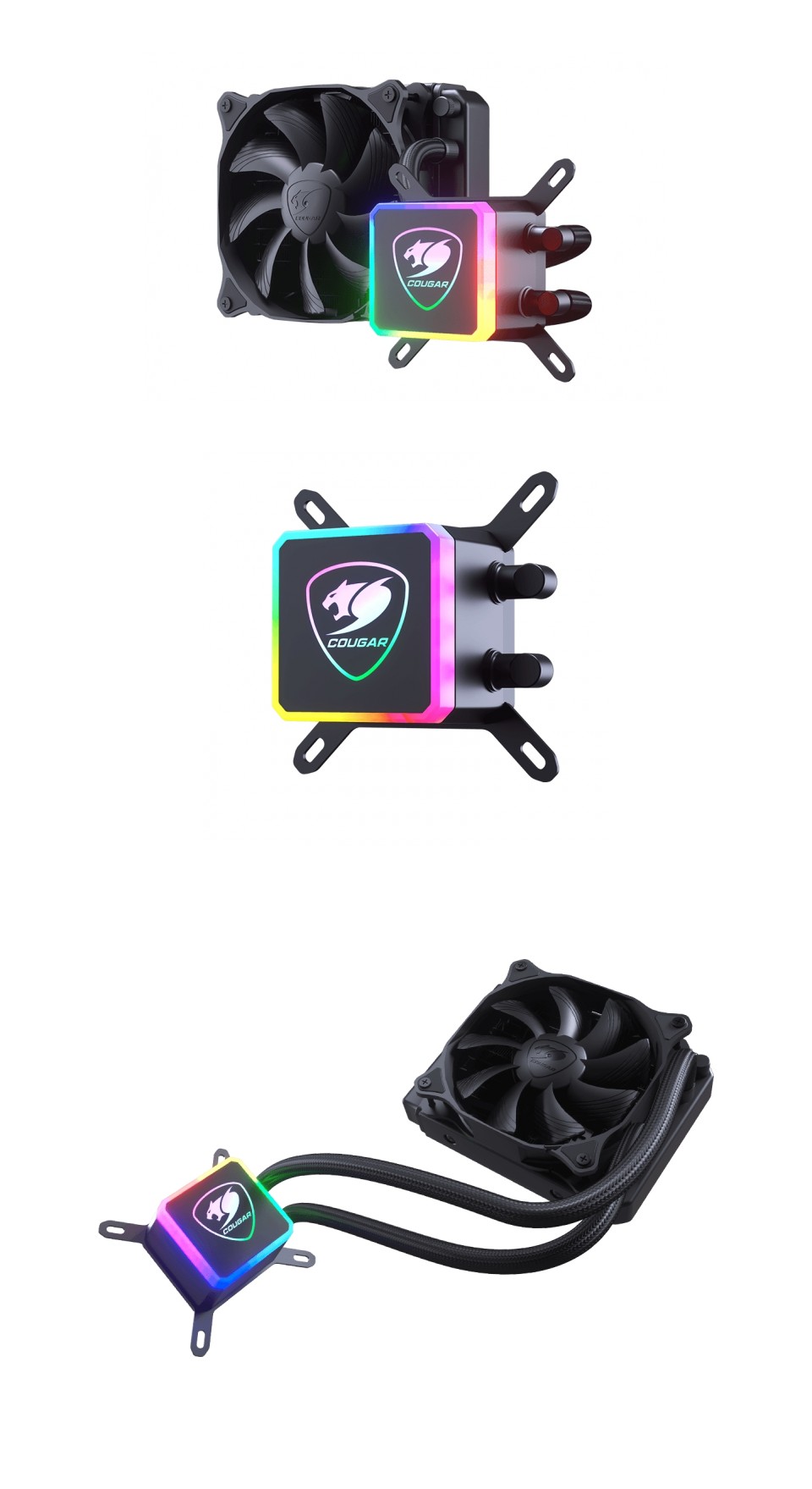 Buy Cougar Aqua 120 RGB AIO Liquid CPU Cooler [CGR-AQUA120] | PC Case ...