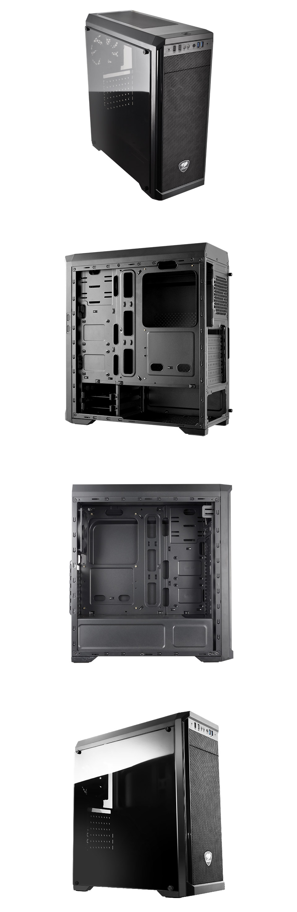 Buy Cougar MX330-G TG Mid Tower Gaming Case [CGR-MX330-G] | PC Case ...