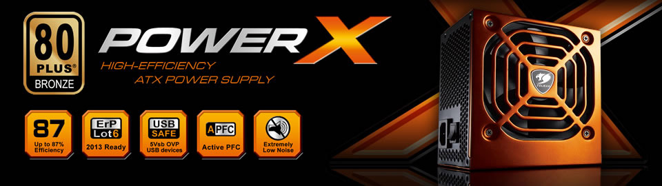 Buy Cougar PowerX 700W 80 PLUS Bronze Power Supply [CGR-POWERX700] | PC Case Gear Australia