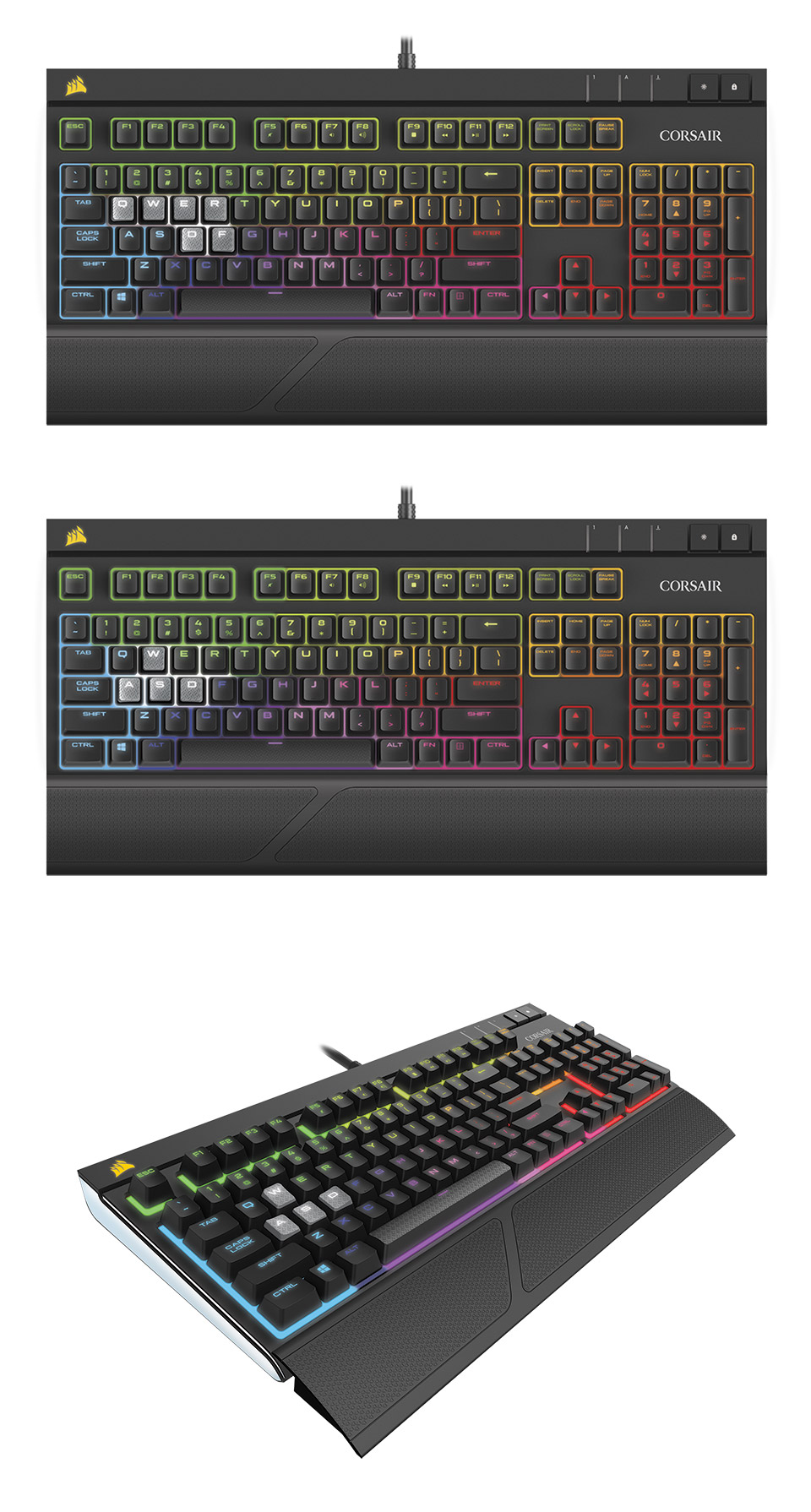 Buy Corsair Gaming Strafe RGB Mechanical Keyboard Cherry MX Silent [CH ...
