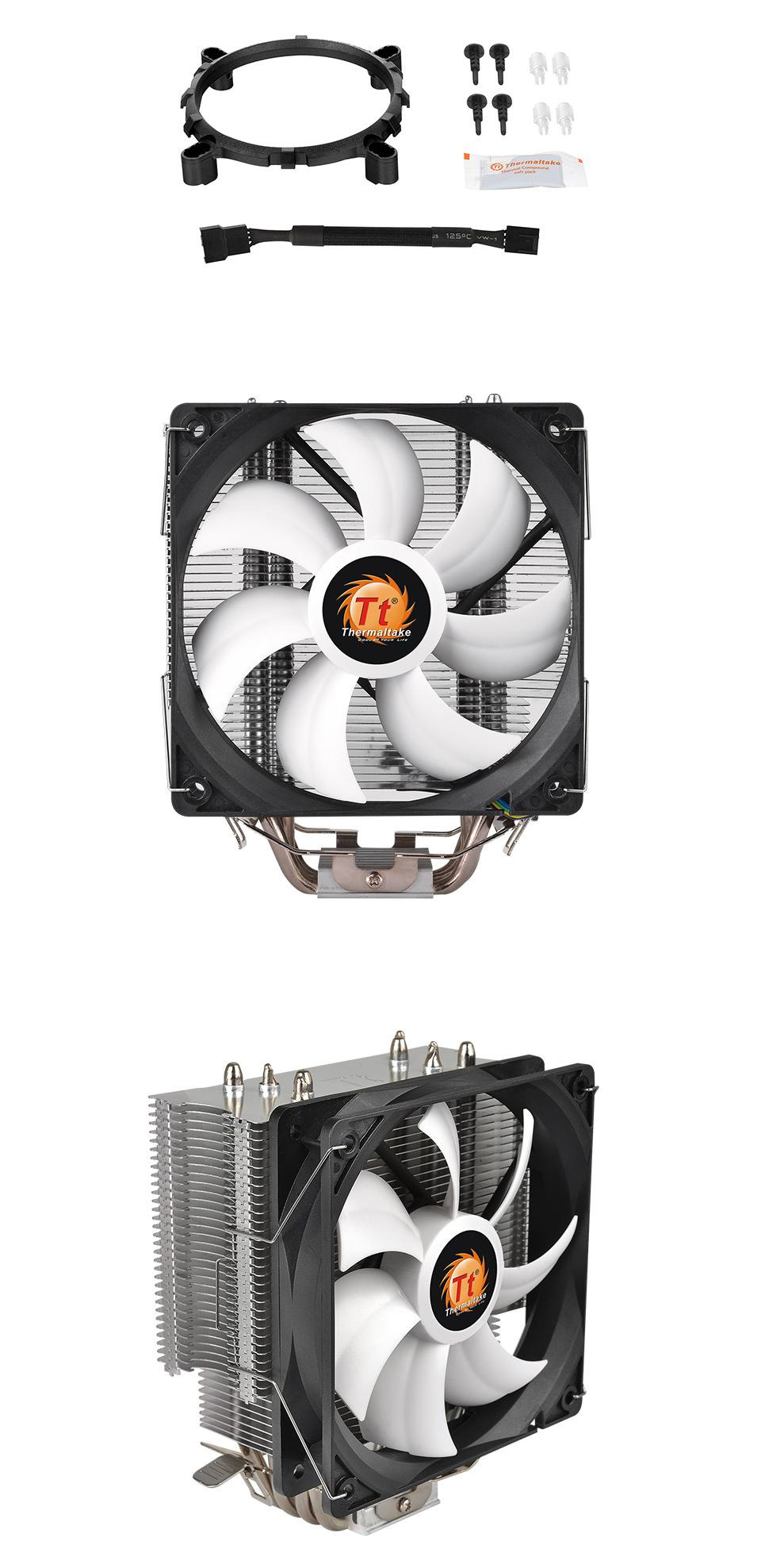 Buy Thermaltake Contac Silent 12 CPU Cooler [CL-P039-AL12BL-A] | PC ...