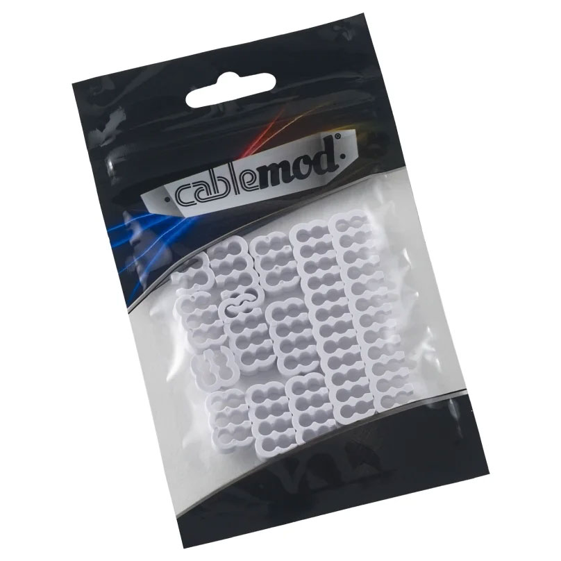 Buy CableMod PRO Cable Comb Kit White [CM-COM-BKIT-PHPW] | PC Case Gear ...