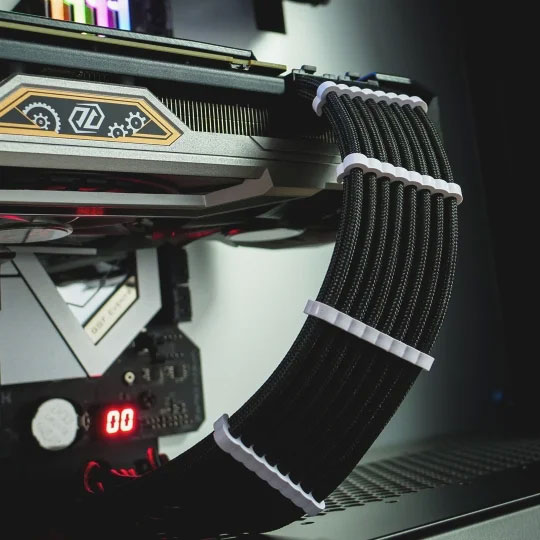 Buy CableMod PRO Cable Comb Kit White [CM-COM-BKIT-PHPW] | PC Case Gear ...