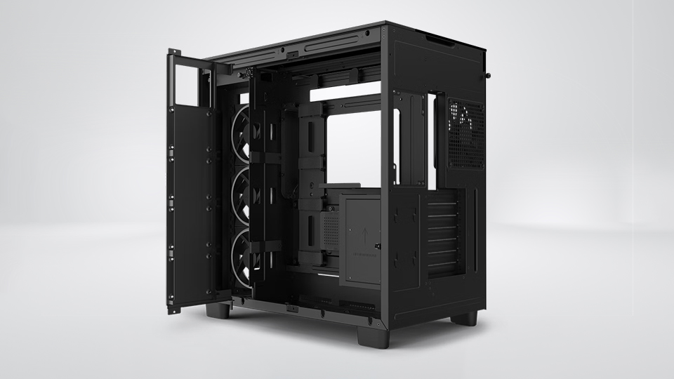 Buy NZXT H9 Flow Edition ATX Mid Tower Case Black [CM-H91FB-01] | PC ...
