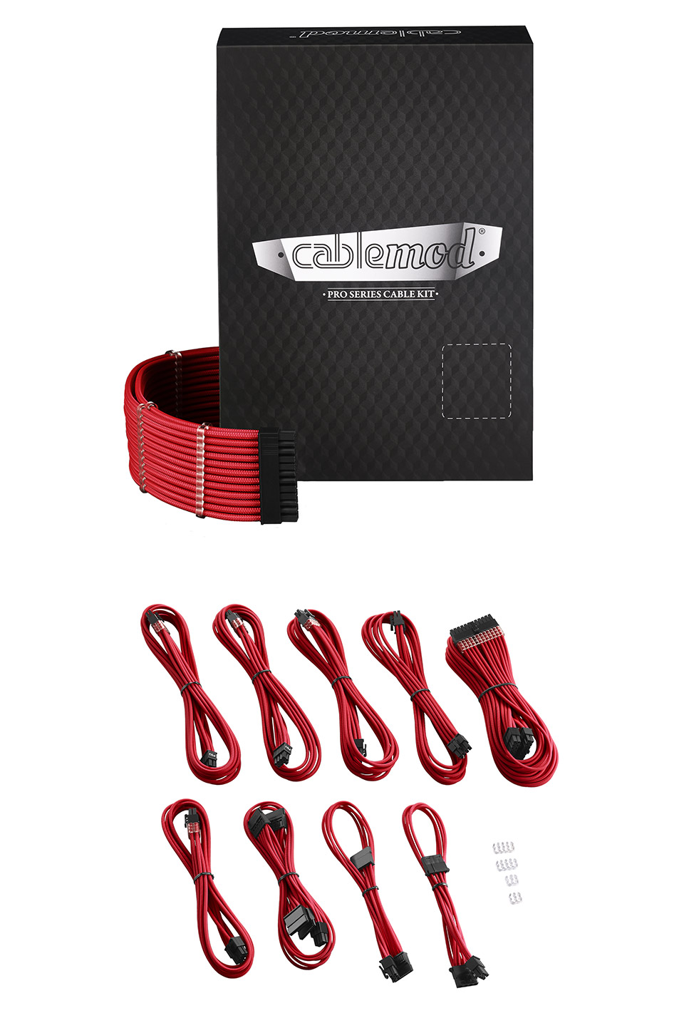Buy CableMod PRO ModMesh C-Series RMi & RMx Cable Kit Red [CM-PCSR-FKIT ...