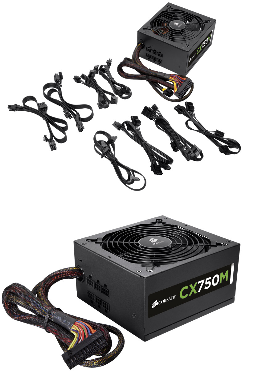 Corsair CX750M 750W Power Supply [CP-9020061-AU] : PC Case Gear